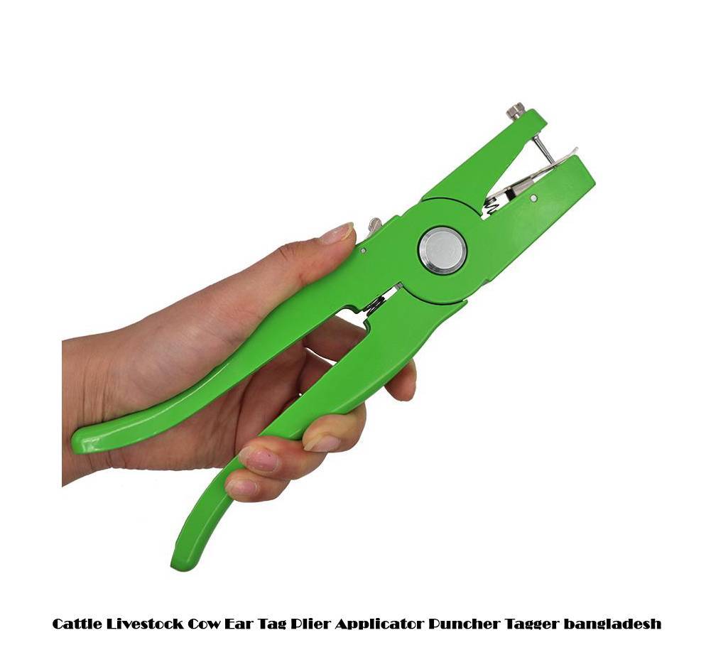 Cattle Livestock Cow Ear Tag Plier Applicator Puncher Tagger