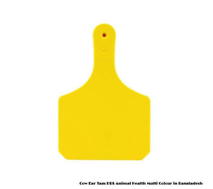 Cow Ear Tags yellow Color in Bangladesh PBS Animal Health