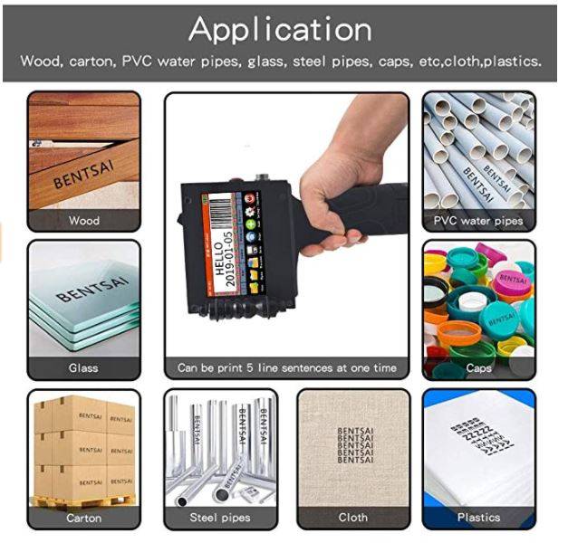 Handheld Inkjet Printer Intelligent Inkjet Coding Machine in bd