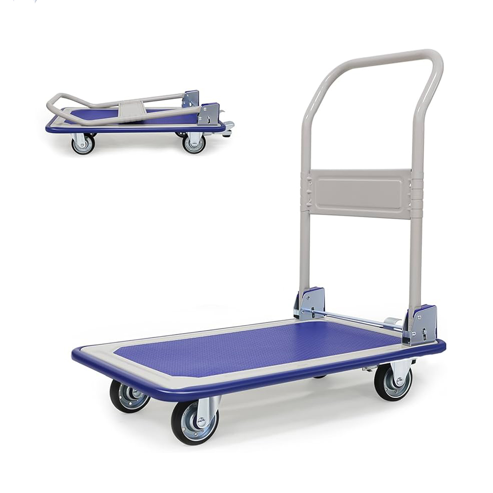 Heavy Duty 600 kg Flatbed Trolley – MS Body Price In Bangladesh - NSCBD ...